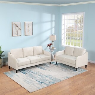 Velvet Upholstered Reclining Sofa for Livingroom, Sloped Arms Loveseat ...