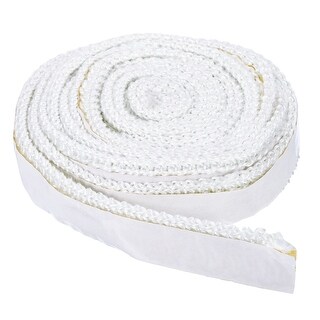 13.12ft x 1.02 Inch Self Adhesive Fiberglass Rope Gasket Seal White ...