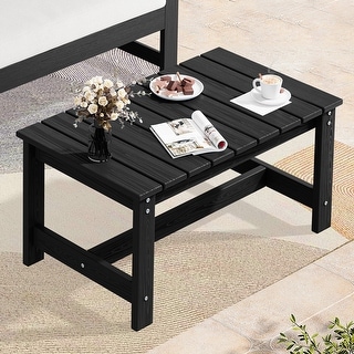 Outdoor Patio HDPE Rectangle Coffee Table - Bed Bath & Beyond - 42833722