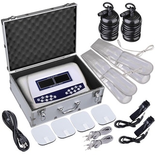 Yescom Dual User Foot Bath Spa Machine Ionic Detox Cell Cleanse Machine ...