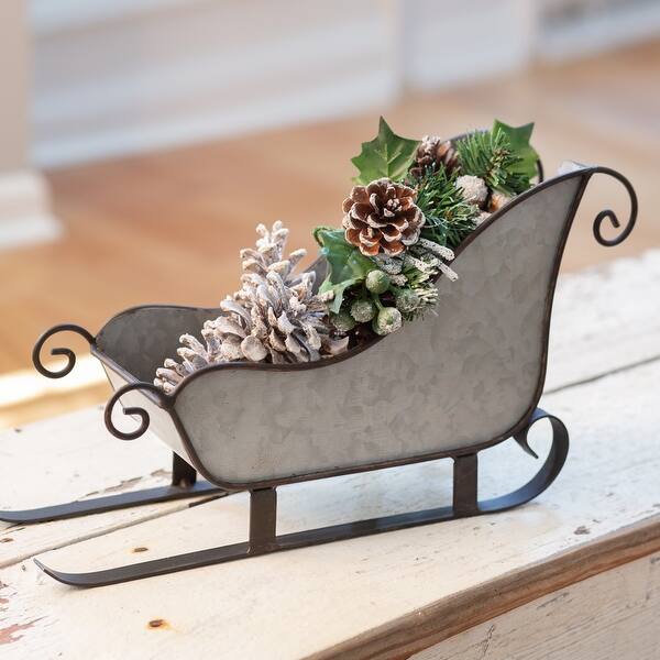 Galvanized Sleigh - Bed Bath & Beyond - 29002220