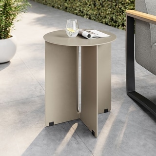 Tecton Outdoor Patio Aluminum Side Table - Bed Bath & Beyond - 41628574