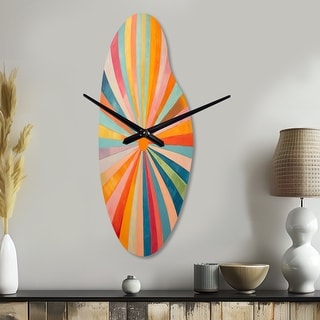 Colorful Mid Century Optical Serenade I - Abstract Midcentury Wall ...