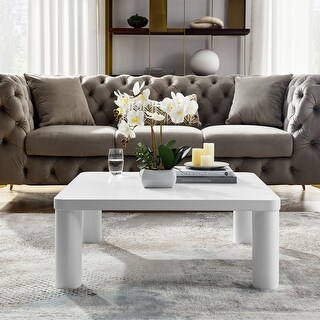 Modern Minimalist Square Coffee Tables for Living Room Home Office ...