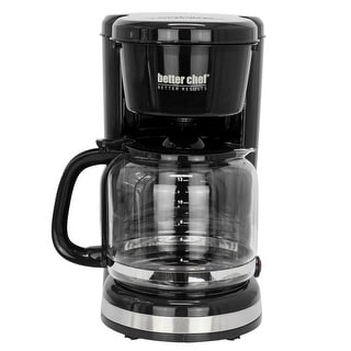Better Chef 12 Cup 900-Watt Coffee Maker with Sturdy Glass Pot - Bed ...