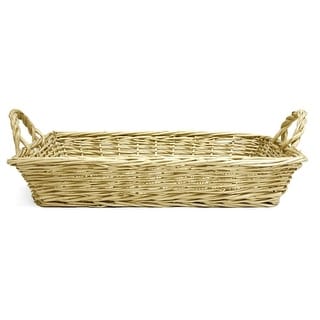 Rectangular With Handles Willow Tray - Bed Bath & Beyond - 36882584