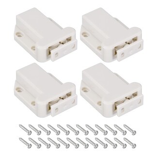 4 Set ABS Automatic Spring Loaded Push to Open Door Catch Touch Lock ...