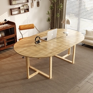Light - wood Expandable Round Table: Contemporary Aesthetic and ...