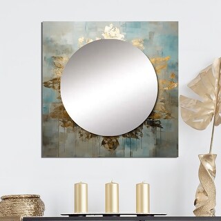 Designart "Zen Meditation Position II" Meditation Wall Mirror ...