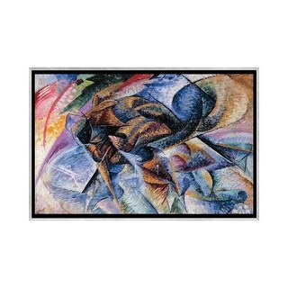 iCanvas "Dynamism of a Cyclist, 1913" by Umberto Boccioni Framed - Bed ...