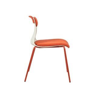 Small Backrest Metal Foot Polyester Upholstered Seat Unique Design ...