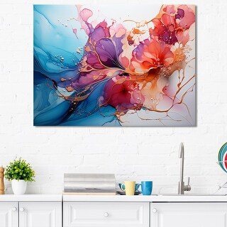 Designart "Coral Soda Soda Fusion I" Soda Wall Art - On Sale - Bed Bath ...