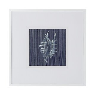 Indigo Shells VI Framed Art Print - Bed Bath & Beyond - 39198111