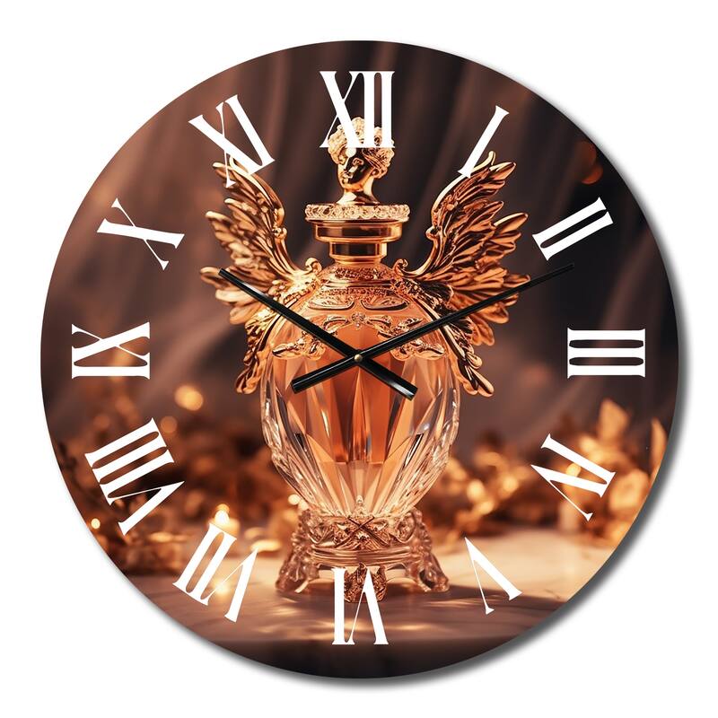 Designart "Retro Perfume Bottle Exquisite Design IV" Perfumes Oversized ...