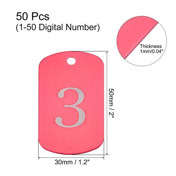 numbered id tags