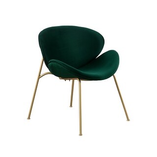 Modern Velvet Dining Chairs Set of 2, Fallow Living Room Accent Chairs ...