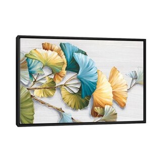 iCanvas "Romantic Ginkgo I" by Eva Watts Framed Canvas Print - Bed Bath ...