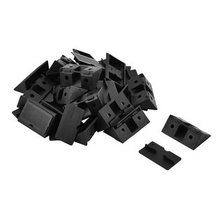 Furniture Plactic Angle Fastener Cover Brackets 42 x 28 x 15mm 20 Pcs ...