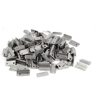 Home Cabinet Drawer Door L Shaped Metal Lock Strike Plate 29mmx14mmx8 ...