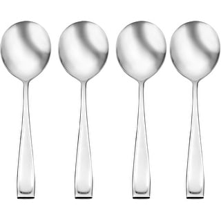 Oneida Moda Fine Flatware Soup Spoons, Set Of 4 - Bed Bath & Beyond ...