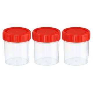 60mL Sample Cups Sample Containers Leak Proof Screw Cap for Lab Home ...