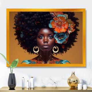 Designart "Contemporary Portrait Of Young African American Woman V ...