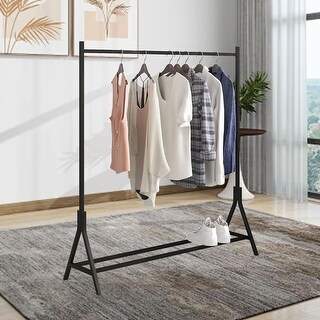 Freestanding Hanger Single Pole Bedroom Clothing Rack - Bed Bath ...