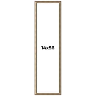 14x56 Frame Gold Solid Wood Shadow Box Width 1.5 Inches | Interior ...