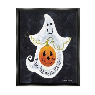 Stupell You Had Me At Boo Ghost Floater Canvas Wall Art by Becca Barton ...