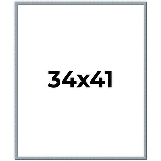 34x41 Frame Rustic Sky Blue Solid Wood Picture Frame | 0.75 Inch - Bed ...