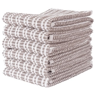 Ripple Terry Kitchen Towel - 16 x 28" - Set Of 6 - Bed Bath & Beyond ...