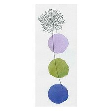 ''Circles and Dandelion'' by Nicola Gregory Floral Art Print (19.75 x 9 ...