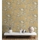 Seabrook Designs Alice Crane Toile Unpasted Wallpaper - Bed Bath ...
