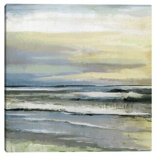 Tonal Tides Blue by Studio Arts Canvas Art Print - Bed Bath & Beyond ...