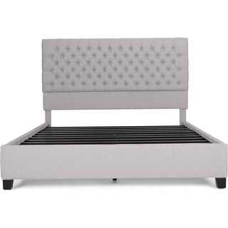 Elegant Design Queen Size Platform Bed Bed Frame - Bed Bath & Beyond ...