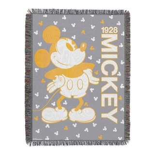 Mickey Mouse Confetti Dot Metallic Tapestry Throw - Bed Bath & Beyond ...