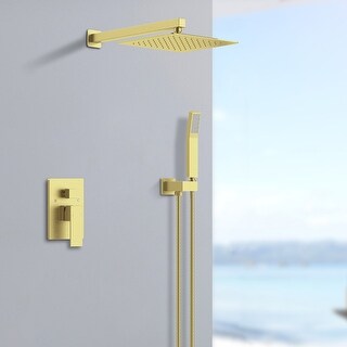 Wall Mounted Shower Set Wall Mounted with Handheld Shower Faucet - Bed ...