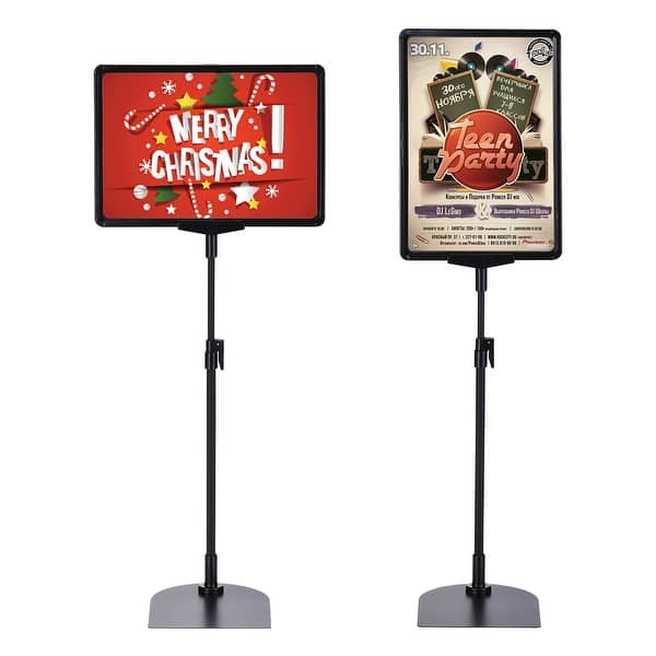 Adjustable Sign Holder Stand Frame Poster Stands for Display Standing ...