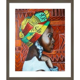 Model 3 by Marcella hayes Muhammad Wood Framed Wall Art Print - Svelte ...