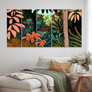 Designart "Bounties And Blooming Wilderness Blessings I" Coastal ...