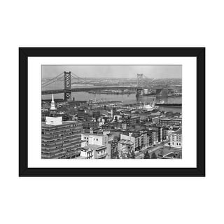 iCanvas "1950s Philadelphia PA USA Looking Northeast Past Delaware ...