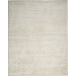 HomeRoots 9' x 12' Cream Abstract Area Rug - 144 - Bed Bath & Beyond ...