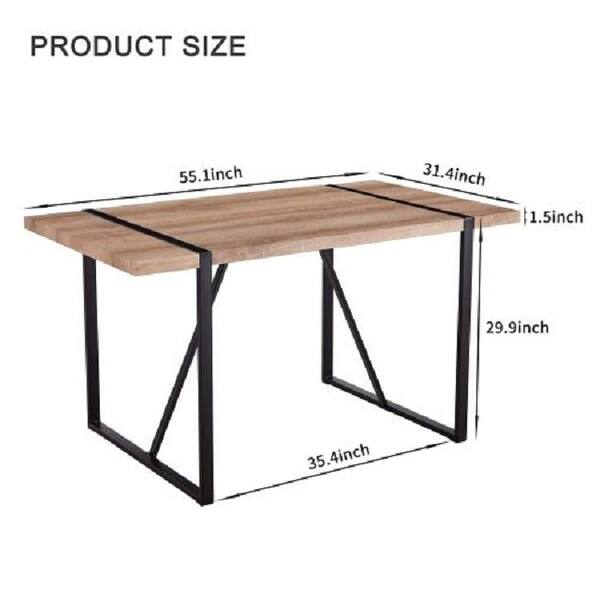Modern Simplicity Solid Wood Antique Style Rectangular Computer Table ...