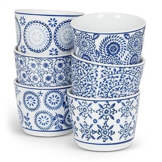 Set Of 6 Assorted Patterns Dip/Tea Cup - Bed Bath & Beyond - 40107670