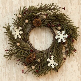 Pine & Snowflake Ring. - Bed Bath & Beyond - 37067068