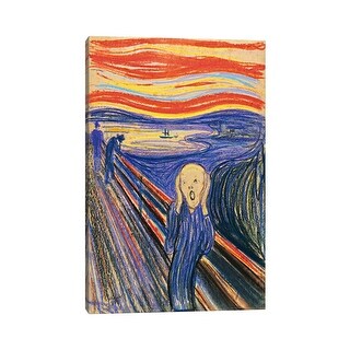 iCanvas "The Scream, 1895 (Pastel On Cradboard)" by Edvard Munch Canvas ...