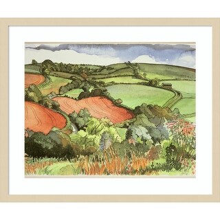 Wellow Bath by Anna Teasdale Wood Framed Wall Art Print - Bed Bath ...