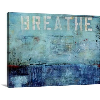 "Breathe" Canvas Wall Art - Bed Bath & Beyond - 30189767