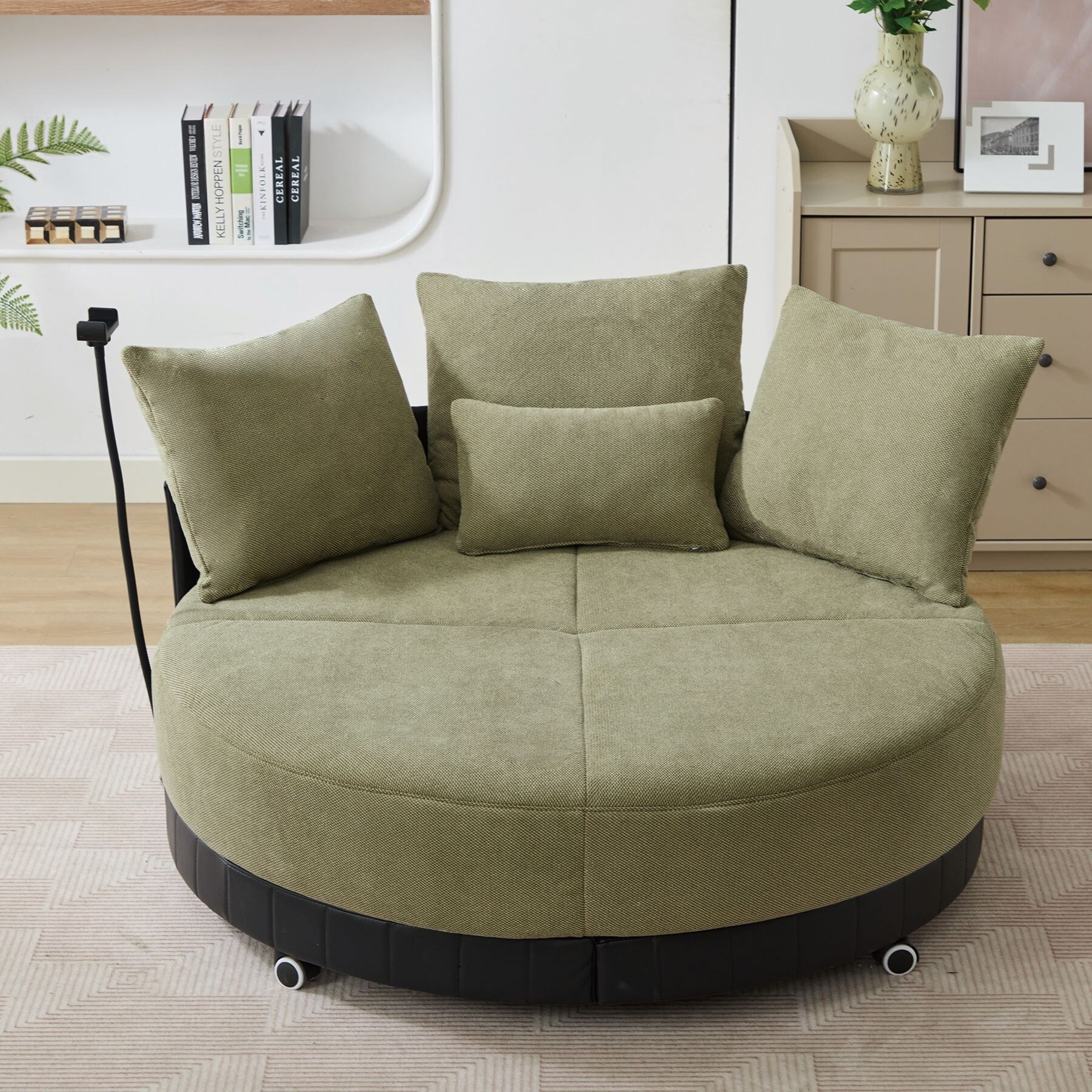 Round swivel loveseat store