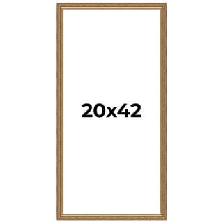 20x42 Frame Red Solid Wood Picture Frame Width 1.75 Inches | Interior ...